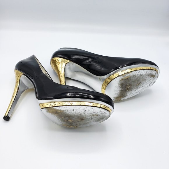 Jessica Simpson | Shoes | Sexy Gold Platform And Heels | Poshmark